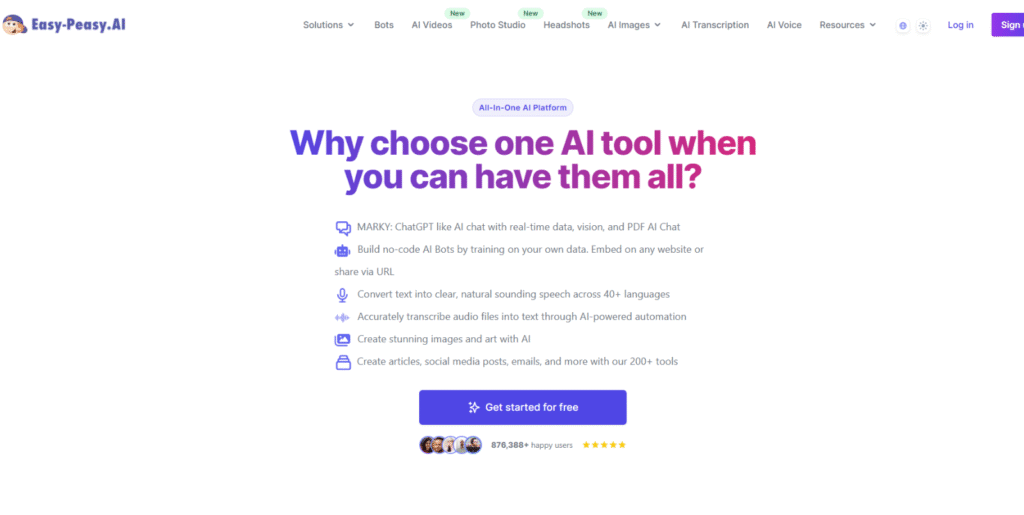Easy-Peasy.AI Review: Features, Pricing, and Alternatives 2025