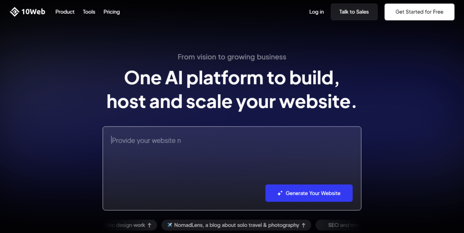 10Web Review: Features, Pricing, and Alternatives 2025