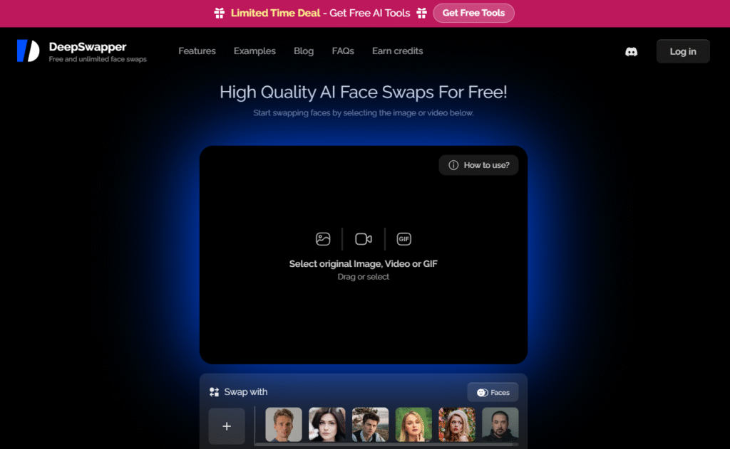 DeepSwapper: Unlimited Free AI Face Swap Tool in 2025