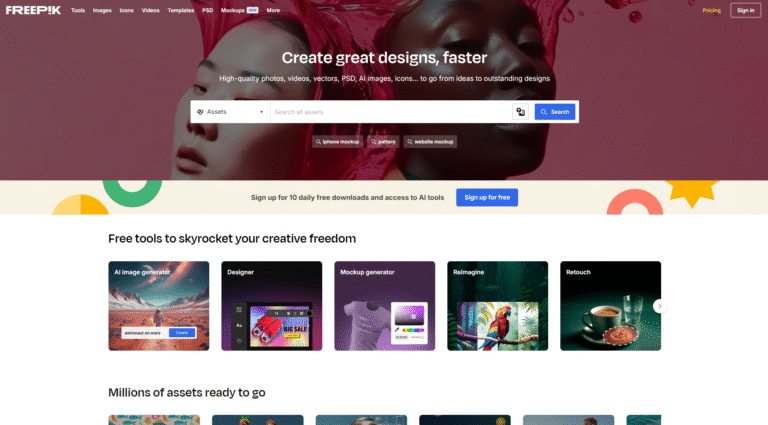 Freepik: The Ultimate AI Designer with Millions of Assets