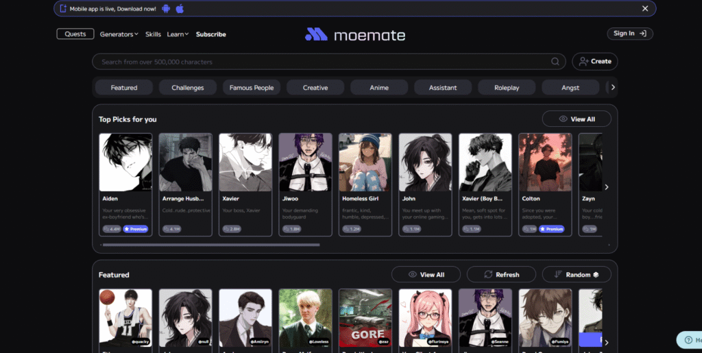 Moemate Review: Features, Pricing, and Alternatives 2025