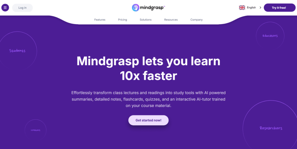Mindgrasp Review: Features, Pricing, and Alternatives 2025