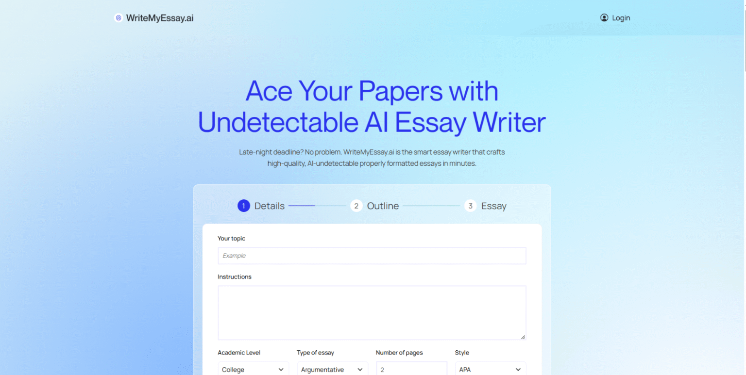WriteMyEssay.AI Review: Features, Pricing, and Alternatives 2025